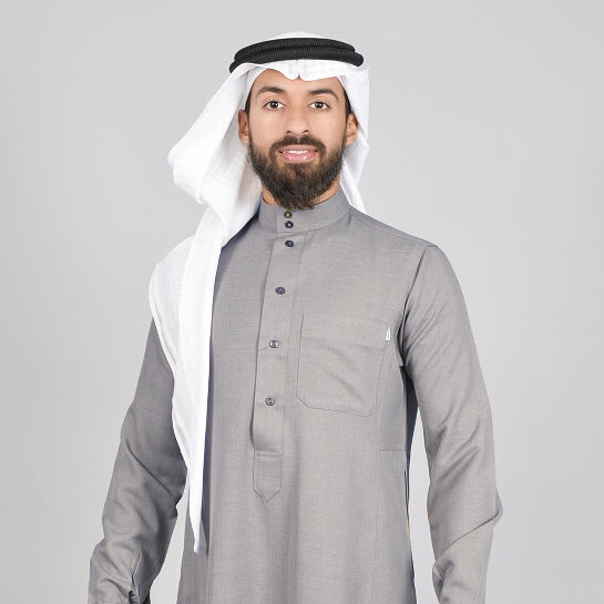 الثوب الشتوي رمادي فاتح – Nusuki SA