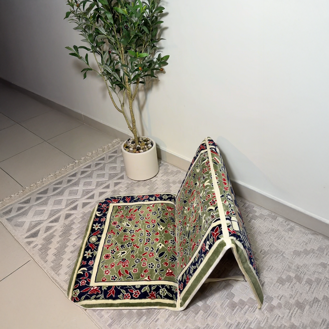 FOLDABLE PRAYER MAT - Islamic Design – Nusuki SA
