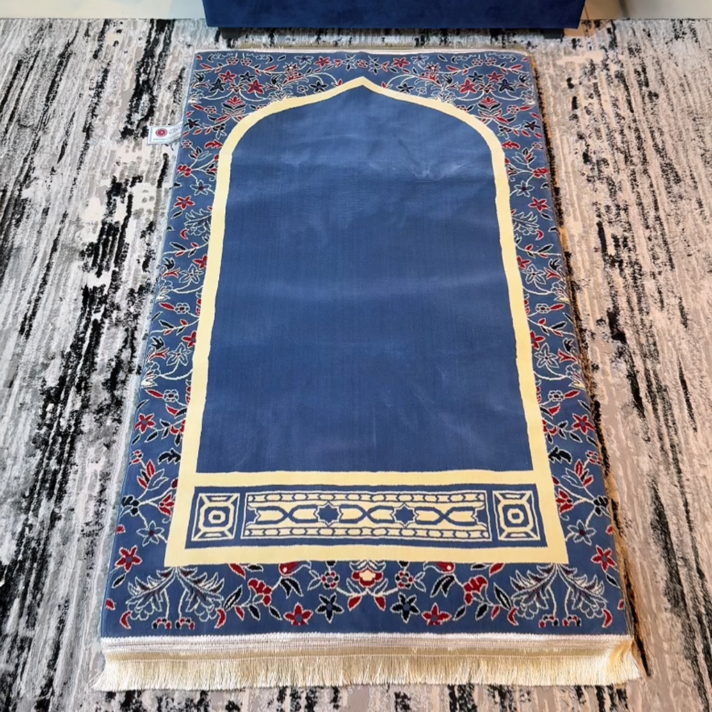 Al Imam Memory Foam Prayer Mat Green – Nusuki SA